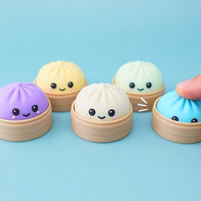 Dumpling Keyrings - Etsy UK