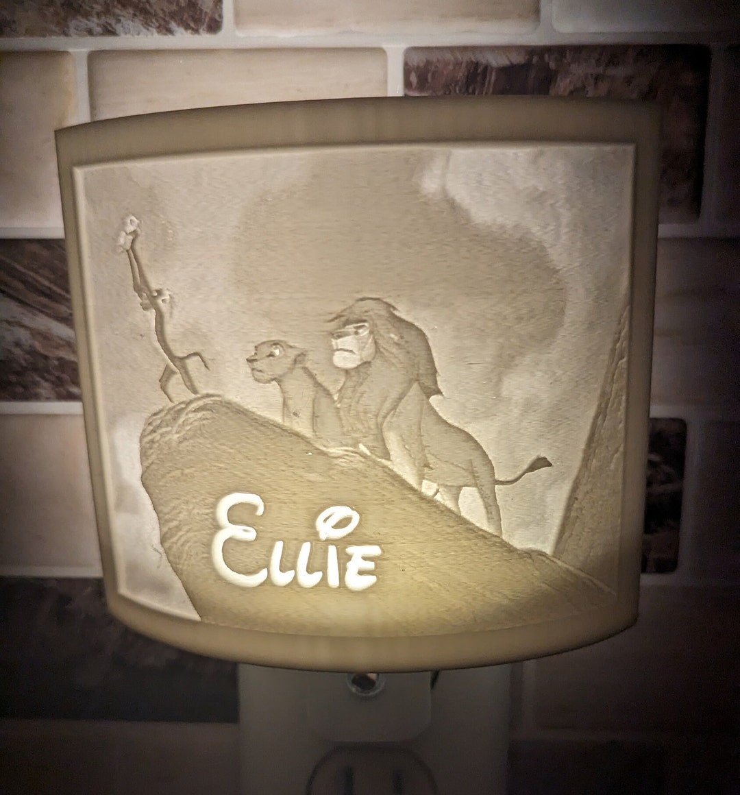 Personalized 3D Printed Lithophane Nightlight for Kids - Custom Photo ...
