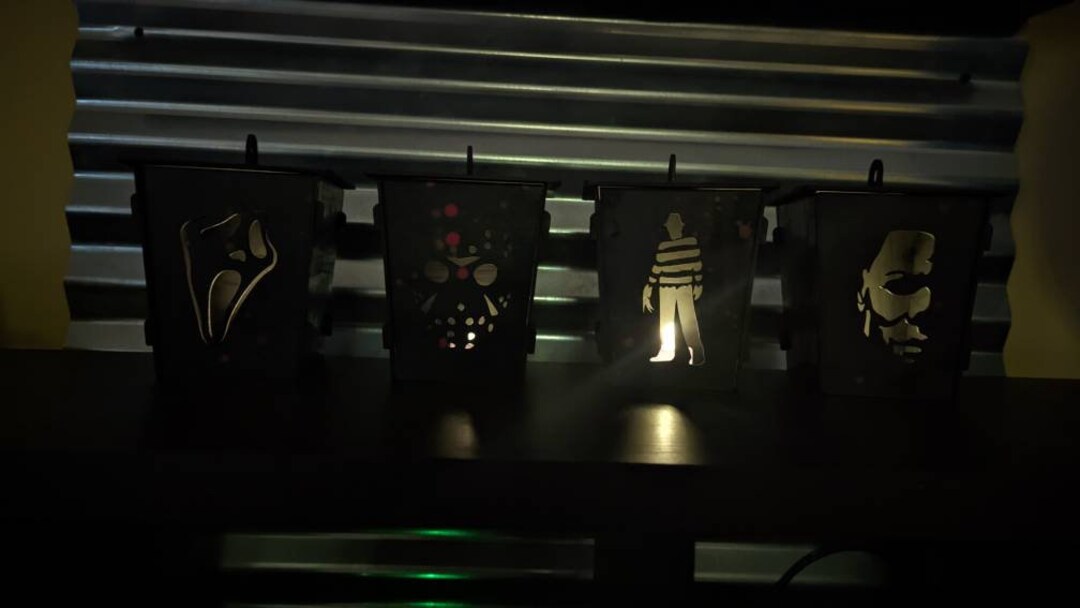 Icons of Horror Halloween Lanterns (set of 4) - Etsy