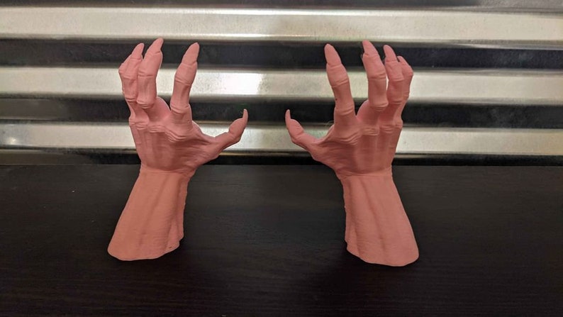 Pair 3D Printed Scary Devil Hands PAIR - Etsy