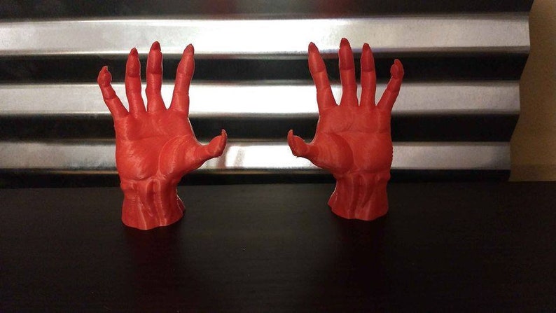 Pair 3D Printed Scary Devil Hands PAIR - Etsy