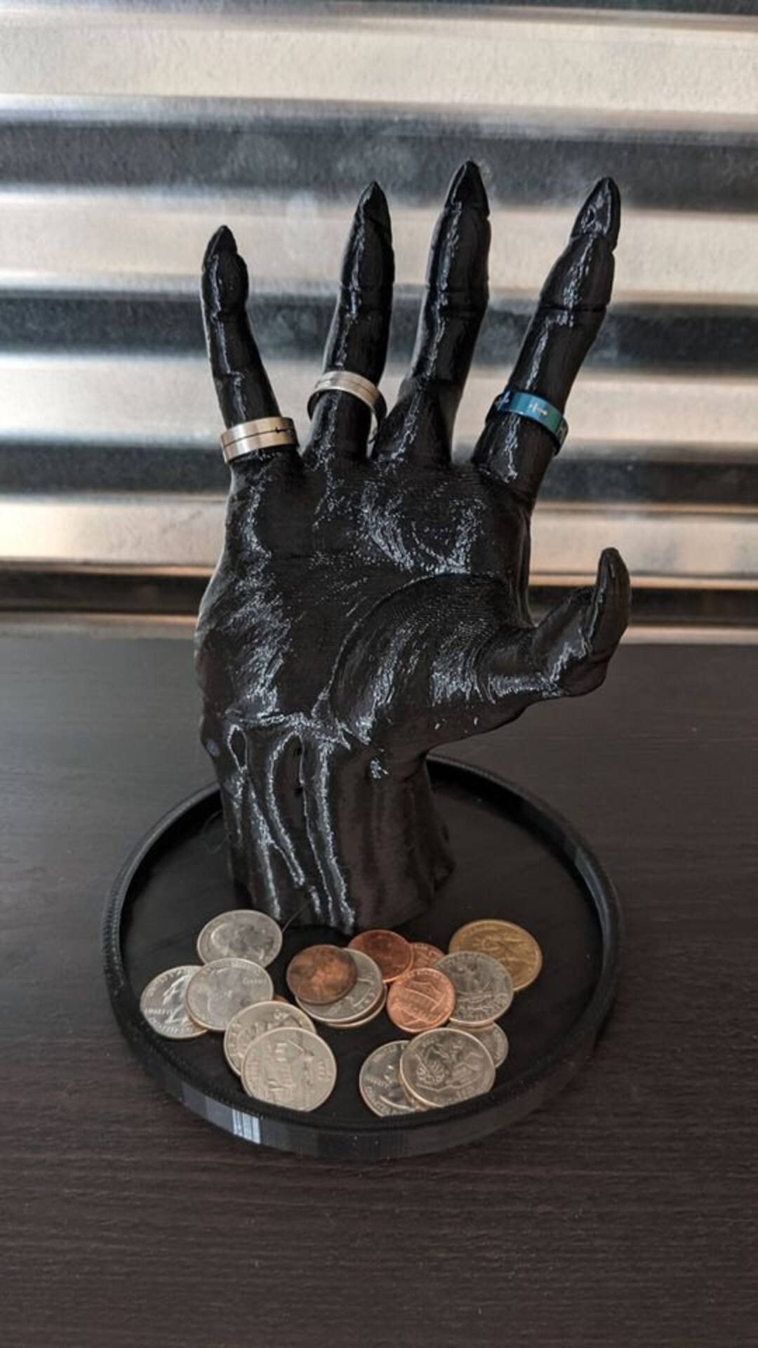 Scary Demon Right Hand Ring Holder Change Dish - Etsy