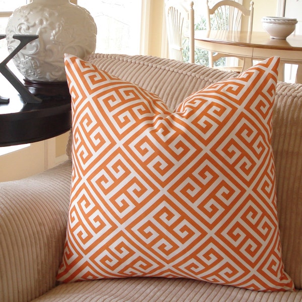 Greek Key Pillow - Etsy
