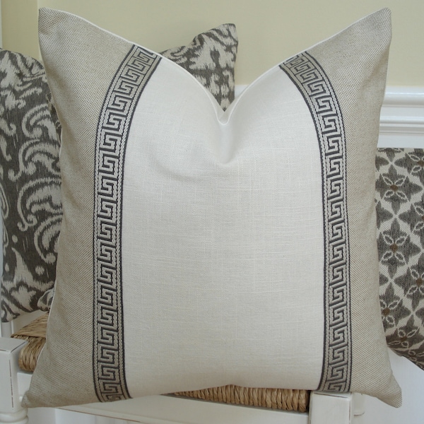 Greek Key Pillow - Etsy