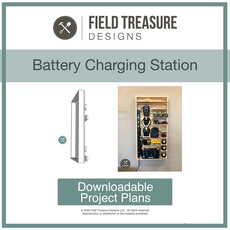 Battery Charging Station Downloadable Project Plans | Etsy