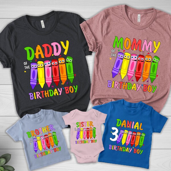 Color Crew Birthday - Etsy