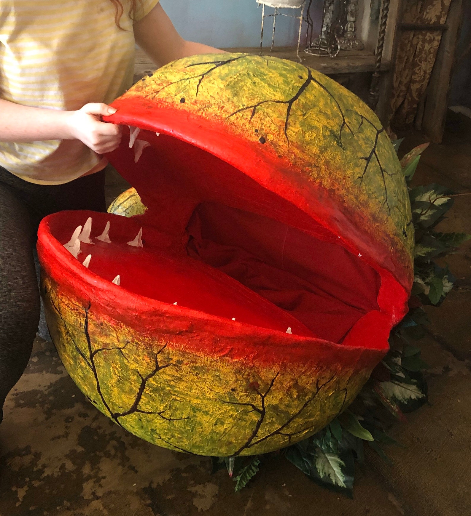 Little Shop of Horrors Audrey Two Pod Three Body Puppet - Etsy