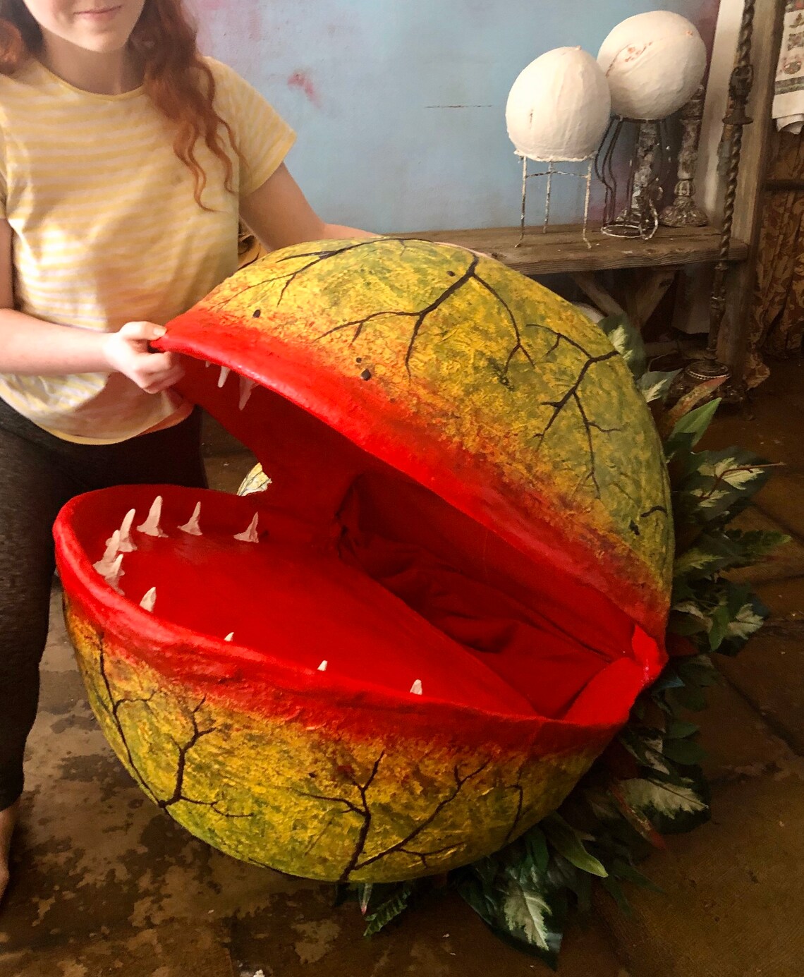 Little Shop of Horrors Audrey Two Pod Three Body Puppet - Etsy