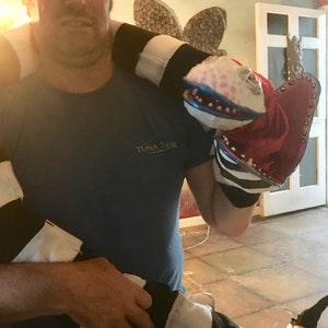 Beetlejuice Sandworm Hand/arm Puppet Great for Cosplay - Etsy Norway