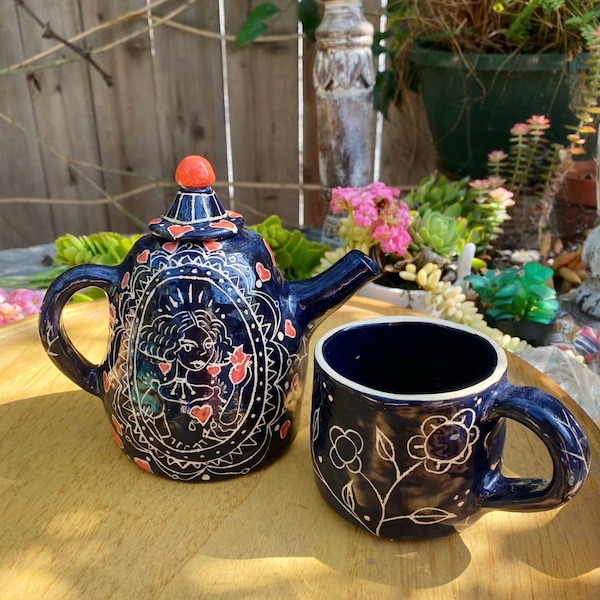 Ceramics Tea Set - Etsy
