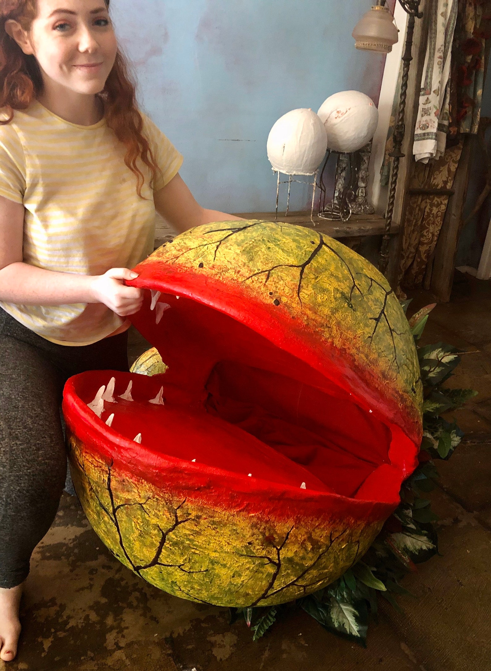 Little Shop of Horrors Audrey Two Pod Three Body Puppet!! Custom Made ...