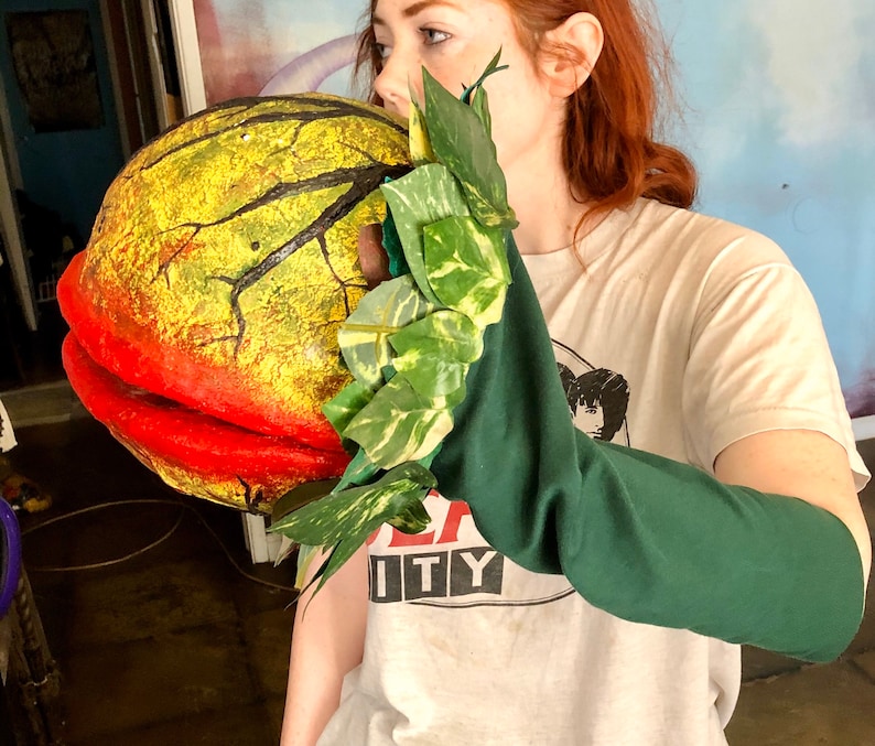 Little Shop of Horrors Audrey Two Pod One Hand Puppet. Replica Hand ...