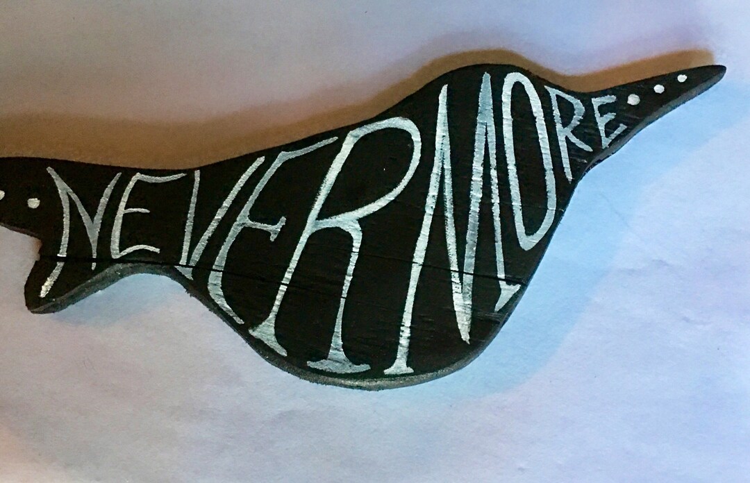 5 Crows Variety Pack. Gothic Decor. Murder of Wooden Crows - Etsy