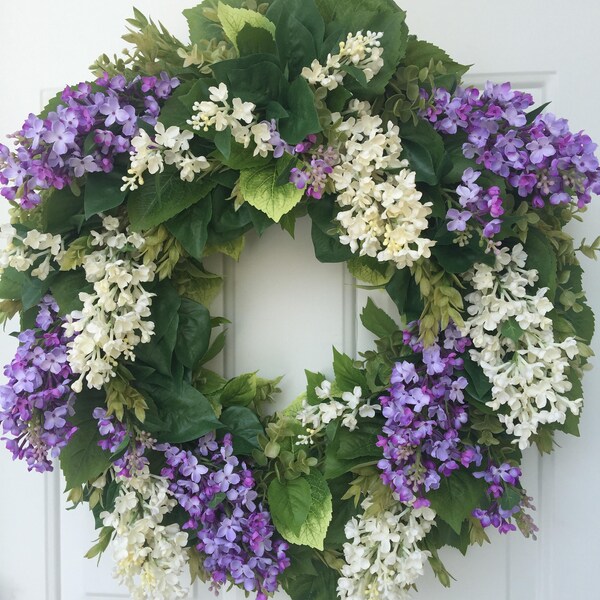 Spring Lilac Wreath - Etsy