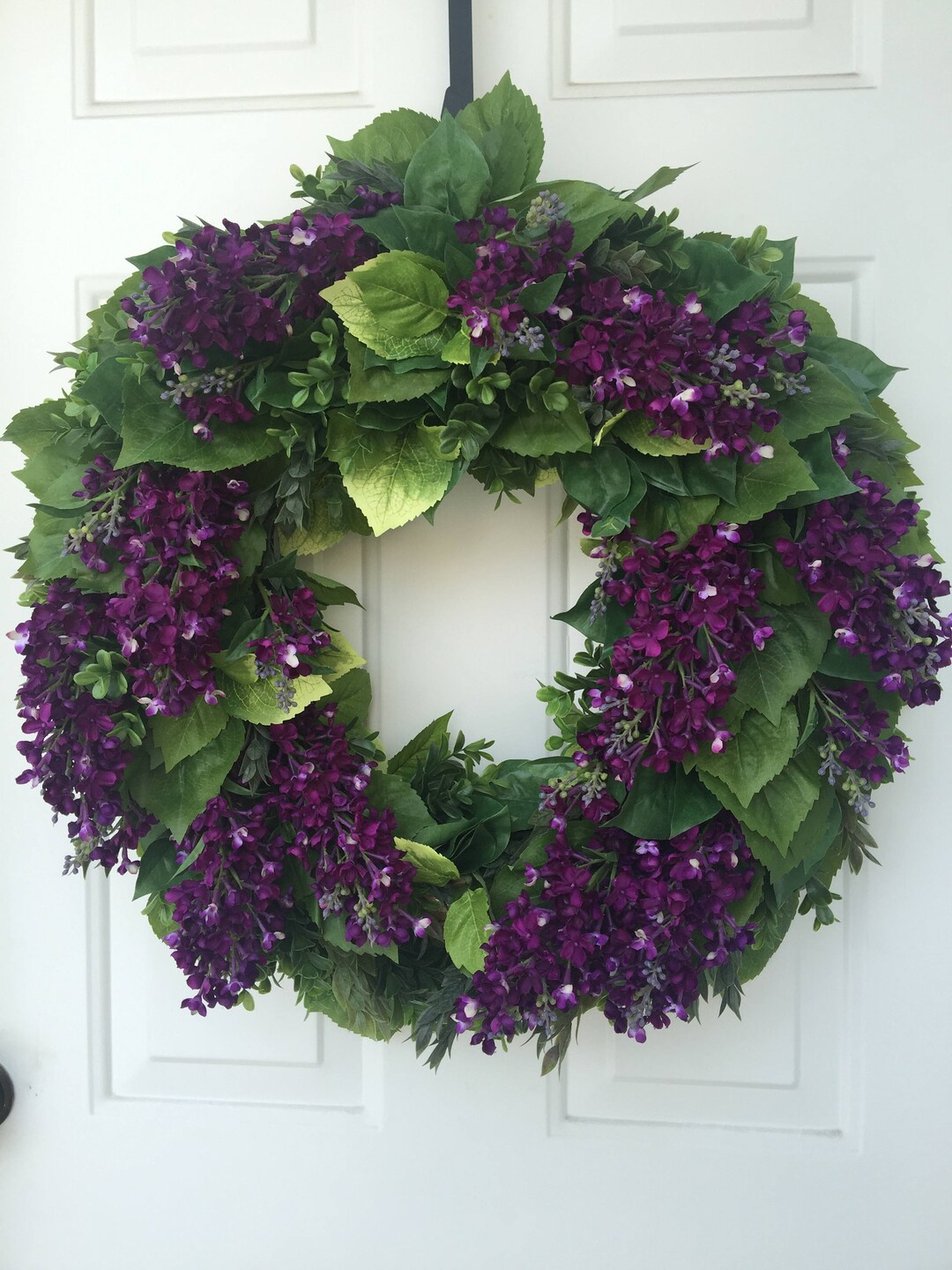 Puple Lilac Wreath - Etsy