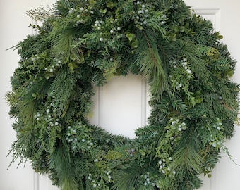 Juniper Berry Wreath - Etsy