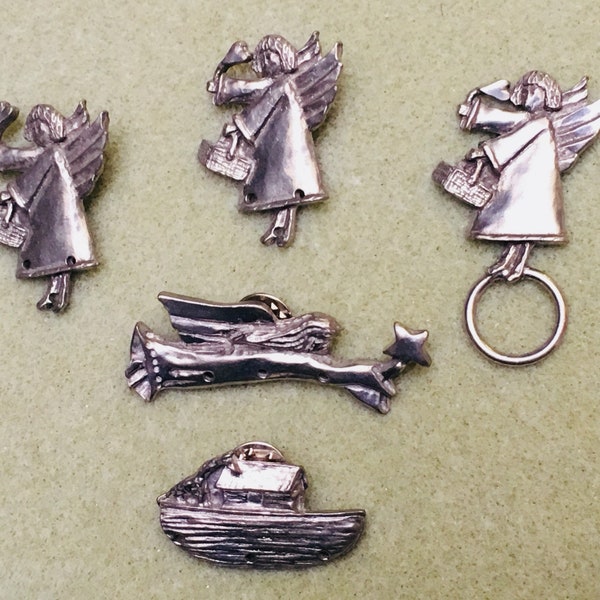 Pewter Pins - Etsy