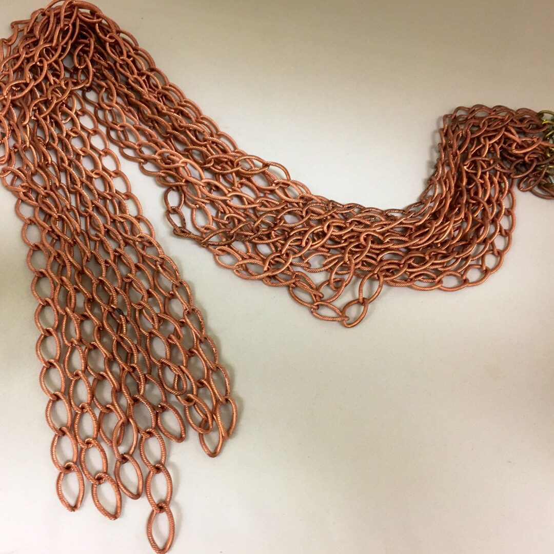 Destash Aluminum Copper Plated Chain - Lot of 1 Dozen Chains - Etsy