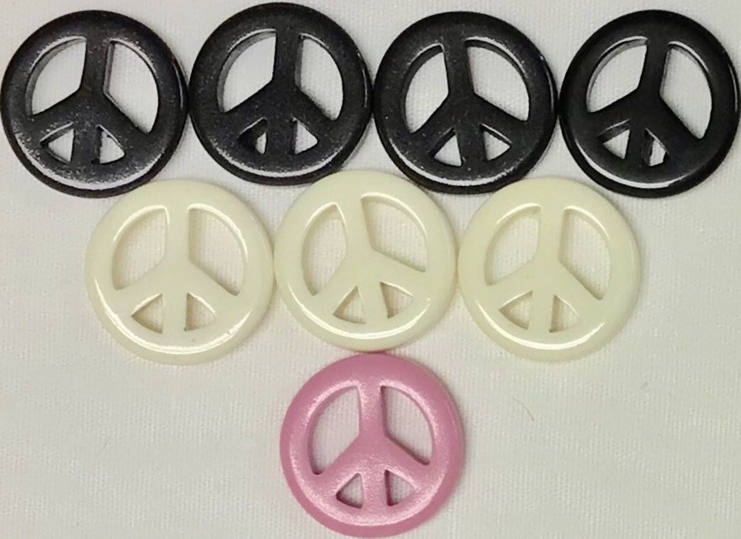 Destash Peace Sign Assortment B - 8 Pendants - Etsy