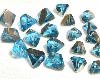 Triangle Glass Beads | Etsy