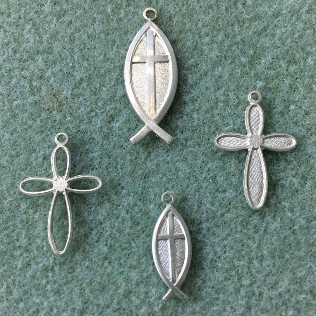 Destash Christian Charms Set - 4 Charms - Etsy