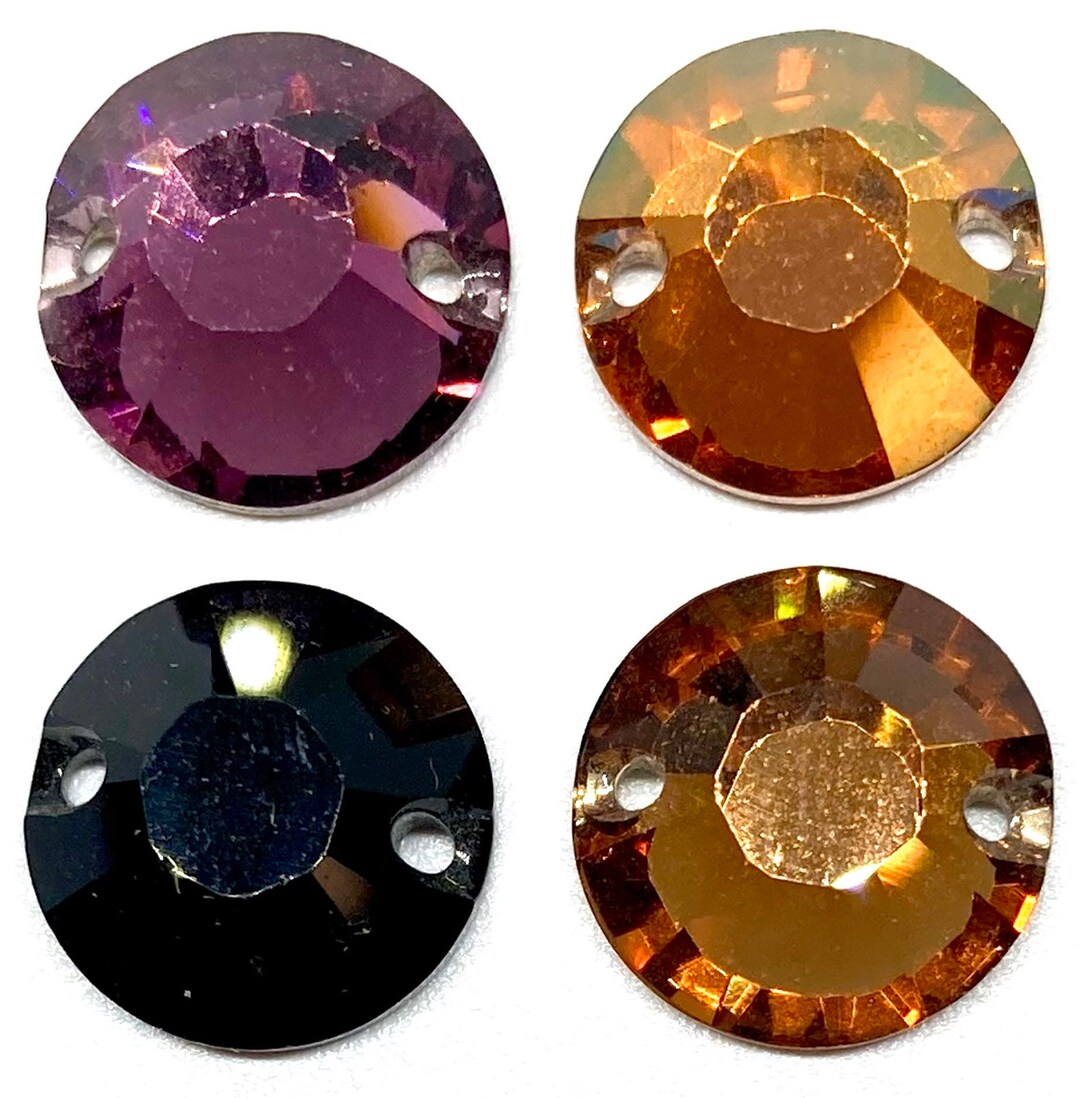 Destash Genuine Swarovski Sew-on Crystals, 12 Mm - Choice of 6 - Etsy