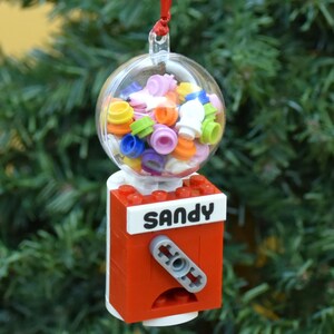 Personalized Christmas Ornament - Gumball Machine - Etsy