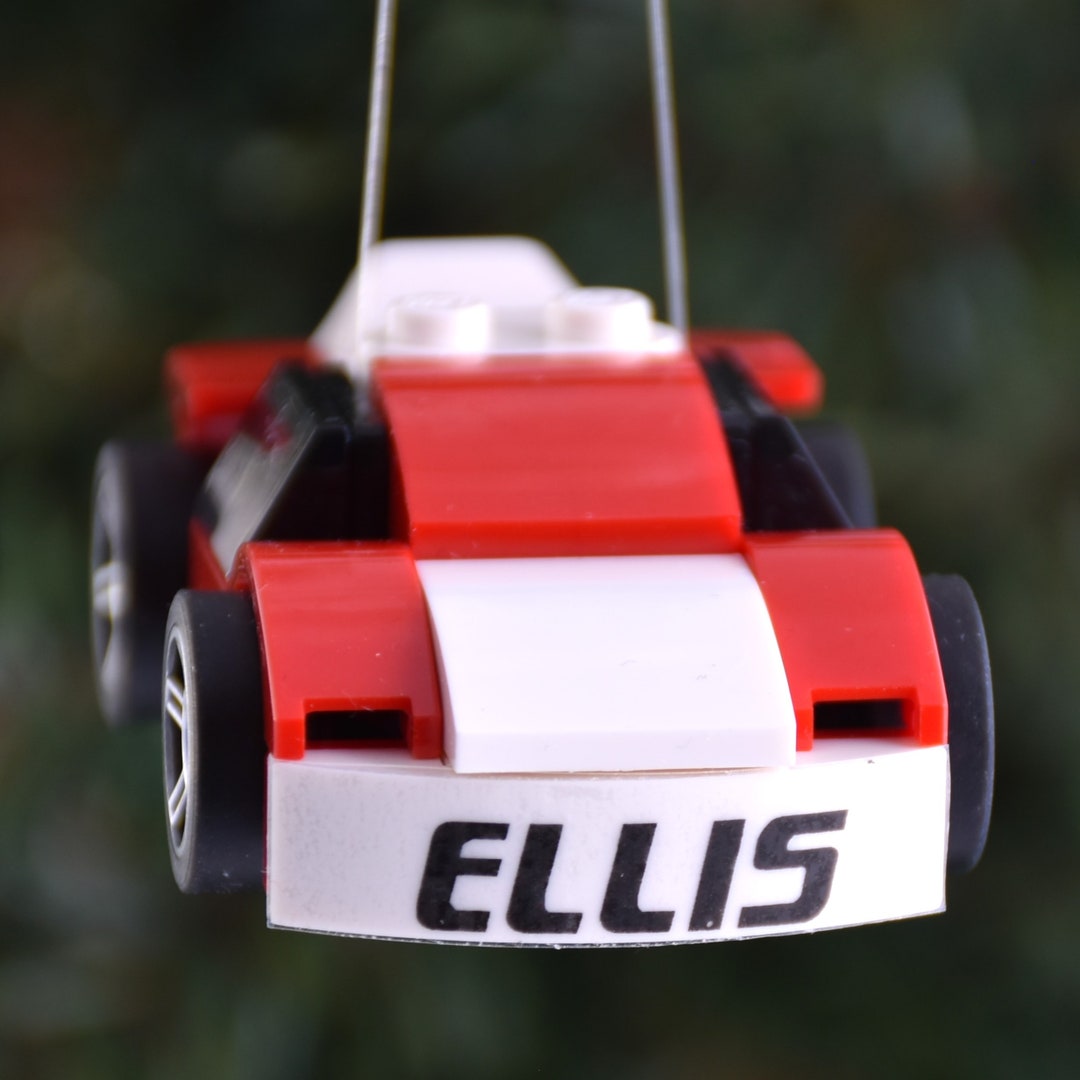 Personalized Christmas Ornament Mini Red Racer - Etsy