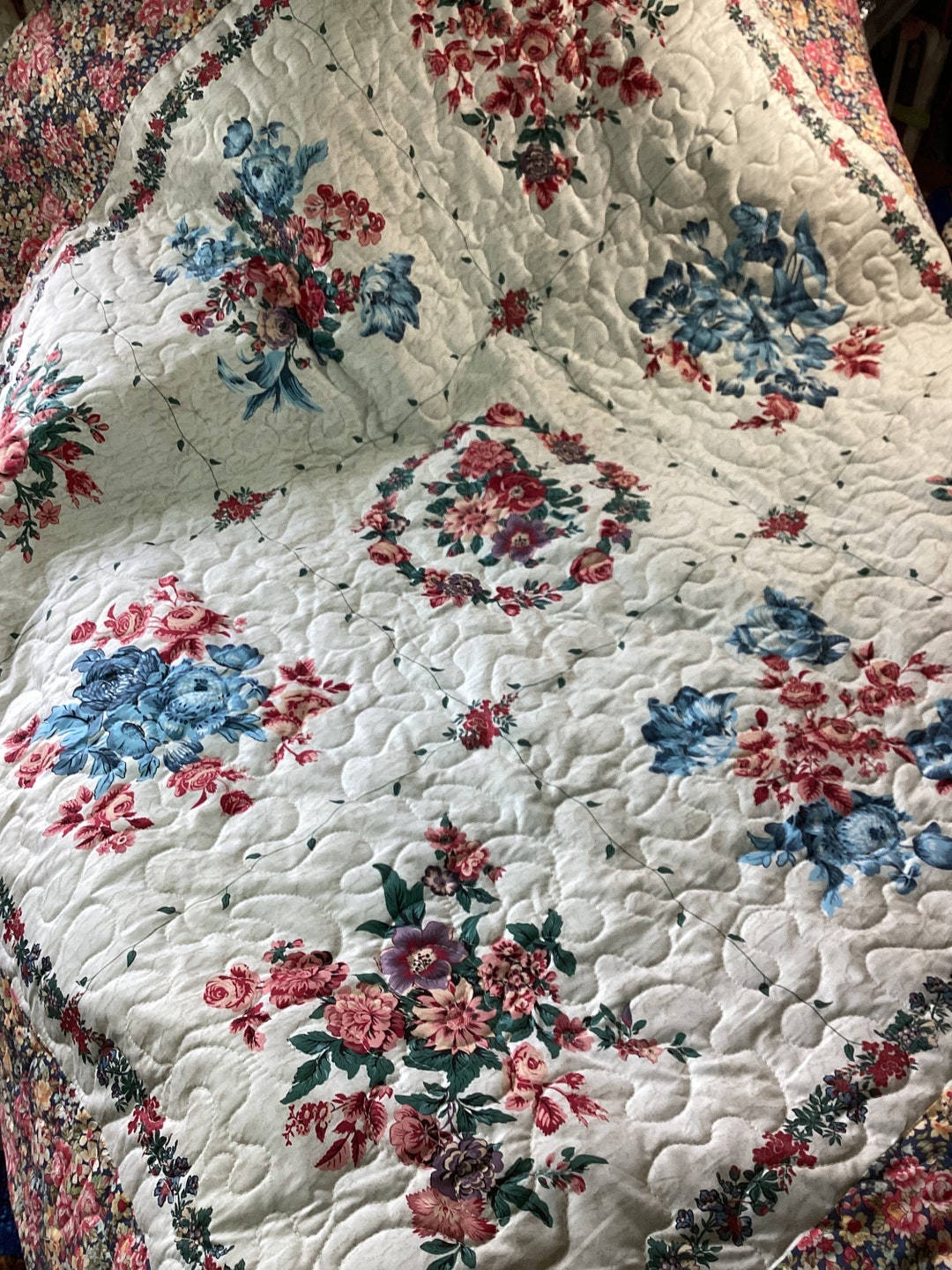 Handmade Quilt, Large Couch Throw or Lap Quilt 54 by 54 - Etsy