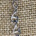 Silver DNA Double Helix Necklace for Women, Sterling Strand Molecule ...