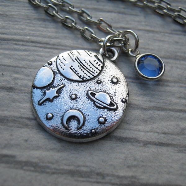 Space Necklace - Etsy