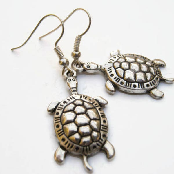 Turtle Earrings - Etsy