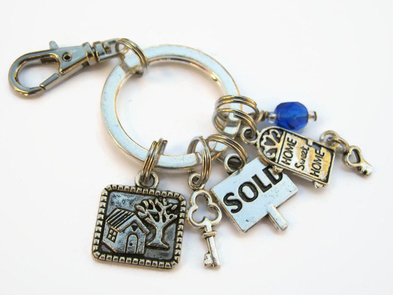 Realtor Keychain Real Estate Agent Zipper Pull Housewarming | Etsy