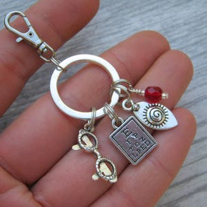 Optician Keychain, Eye Chart Zipper Pull, Eye Doctor Personalized ...