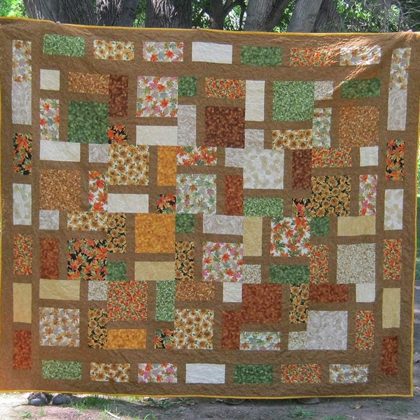 Autumn Leaves Quilt - Etsy