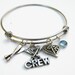 Personalized Crew Bracelet Expandable Bangle Bracelet Rowing - Etsy