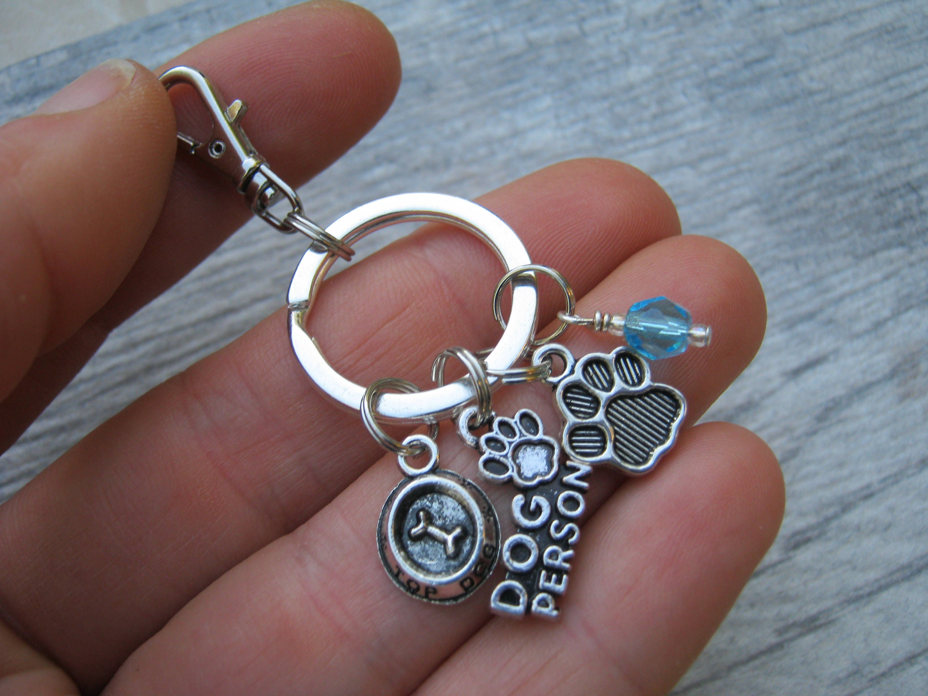 Dog Person Keychain Puppy Zipper Pull Canine Animal Lover - Etsy