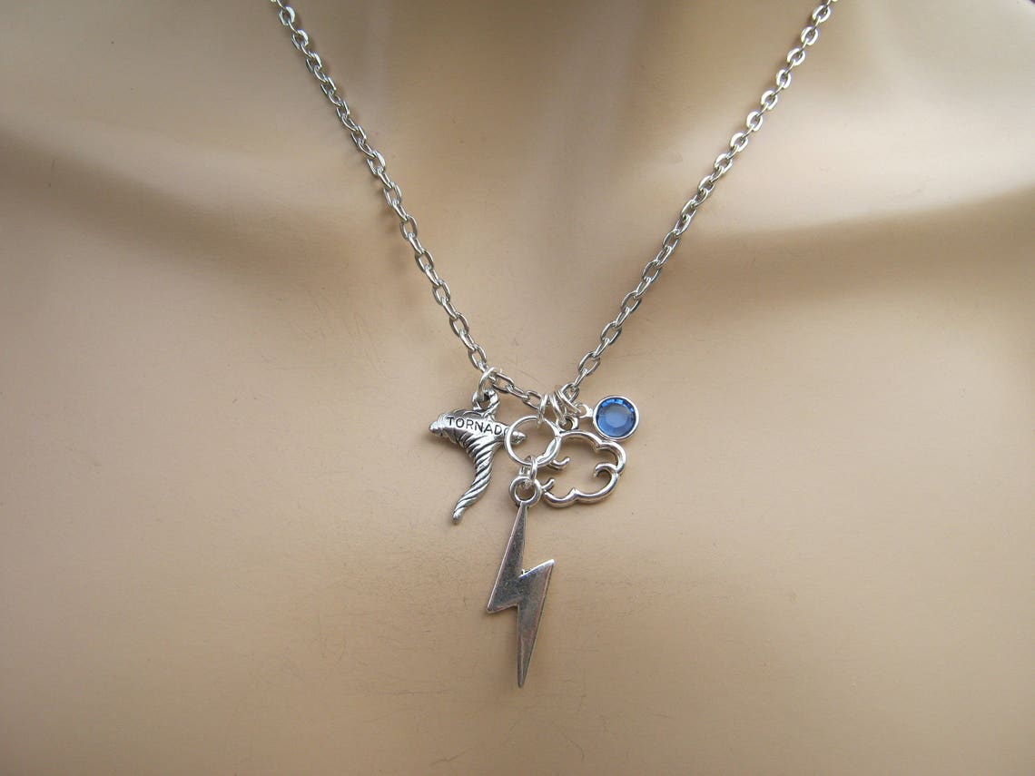 Storm Chaser Necklace Personalized Meteorologist Necklace | Etsy