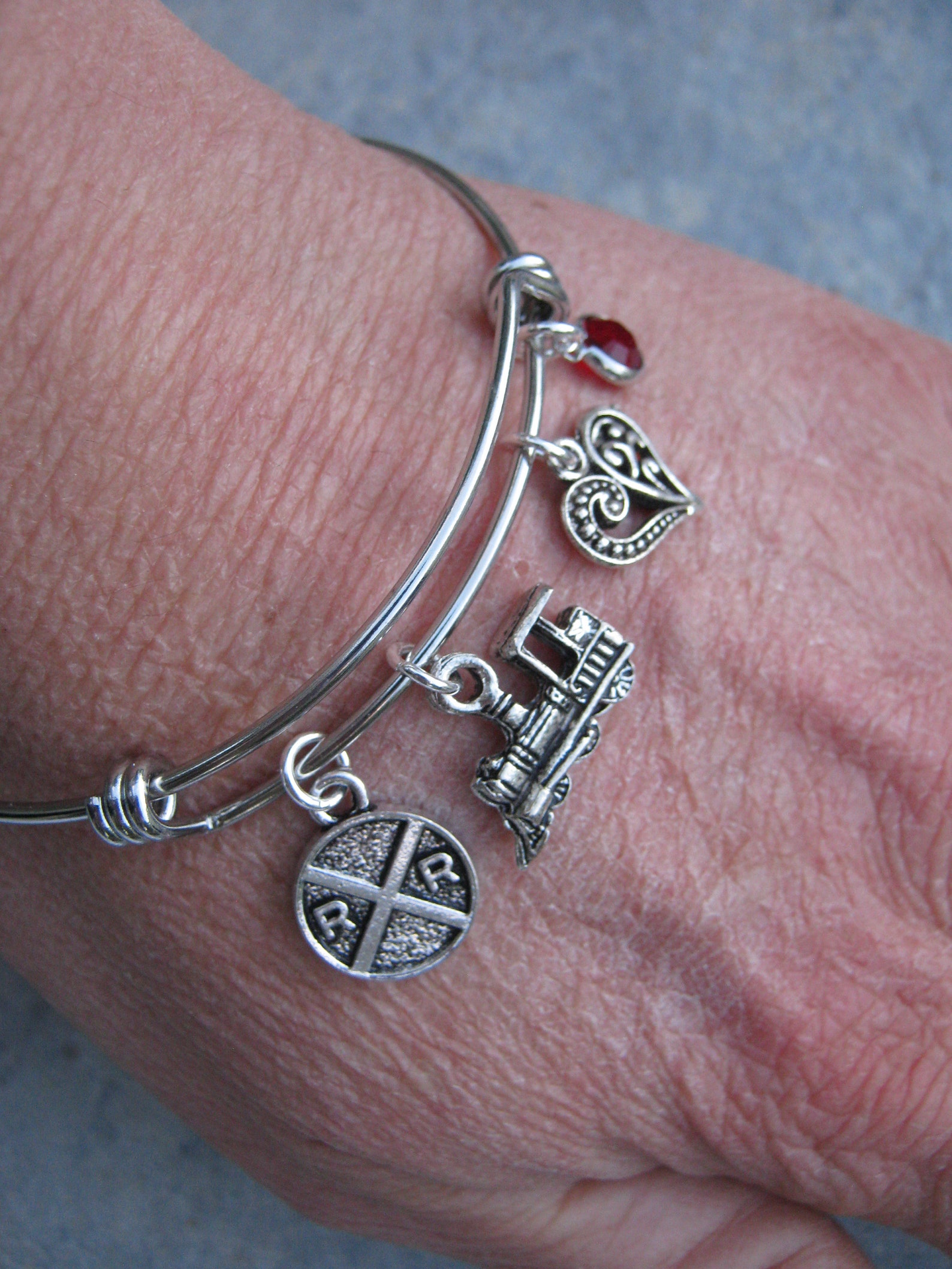 Personalized Railfan Bracelet Train Lover Expandable Bangle - Etsy