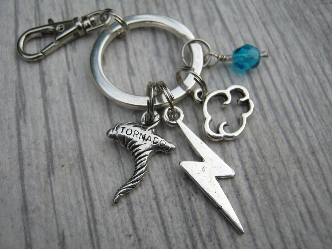Storm Chaser Keychain, Meteorologist Zipper Pull, Tornado Personalized ...