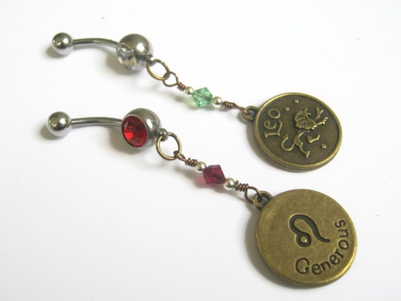 Leo belly ring store