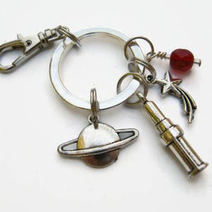 Astronomer Keychain, Personalized Targazer Zipper Pull, Astronomy ...