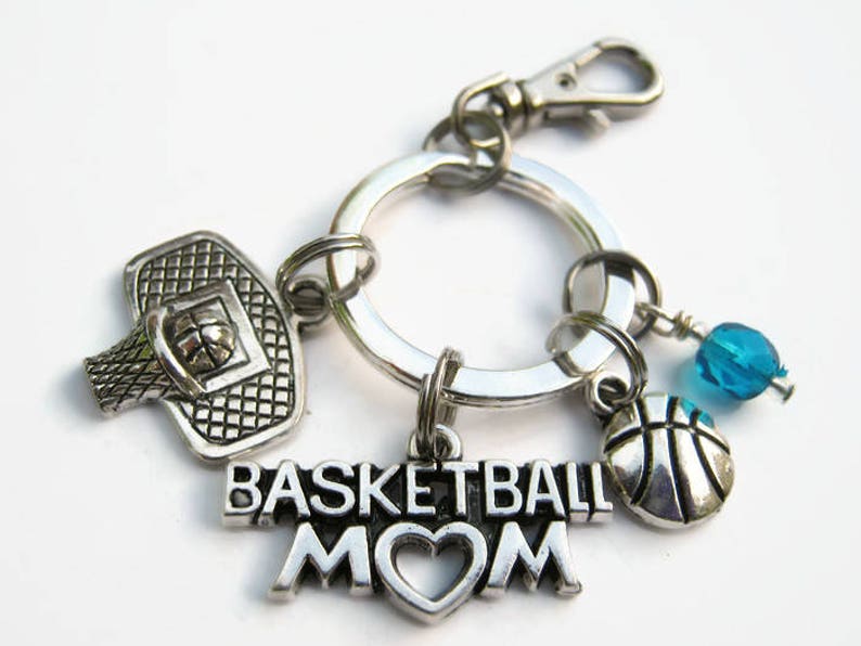 Basketball Mom Keychain Basketball Zipper Pull Personalized - Etsy
