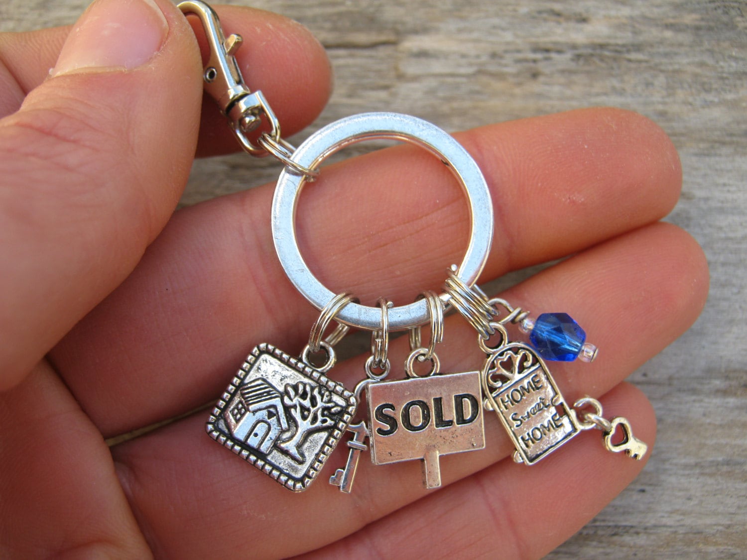 Realtor Keychain Real Estate Agent Zipper Pull Housewarming - Etsy