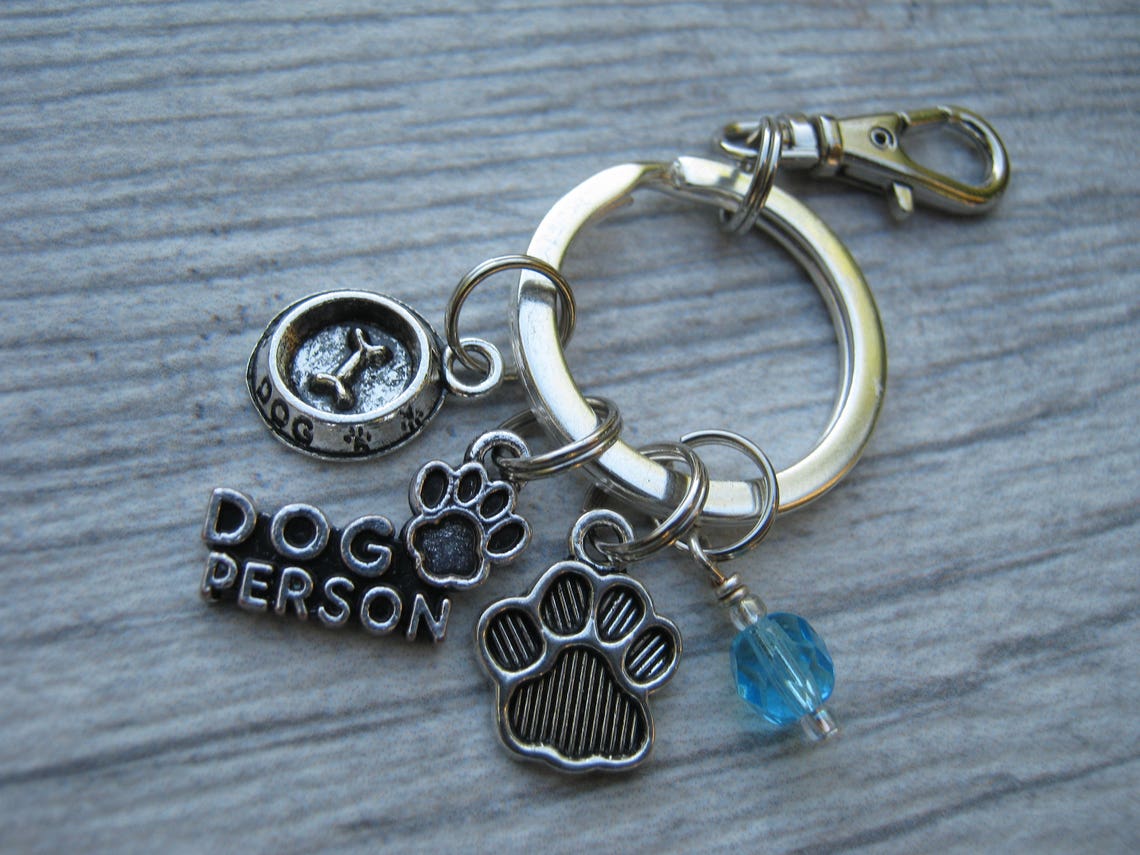 Dog Person Keychain Puppy Zipper Pull Canine Animal Lover | Etsy