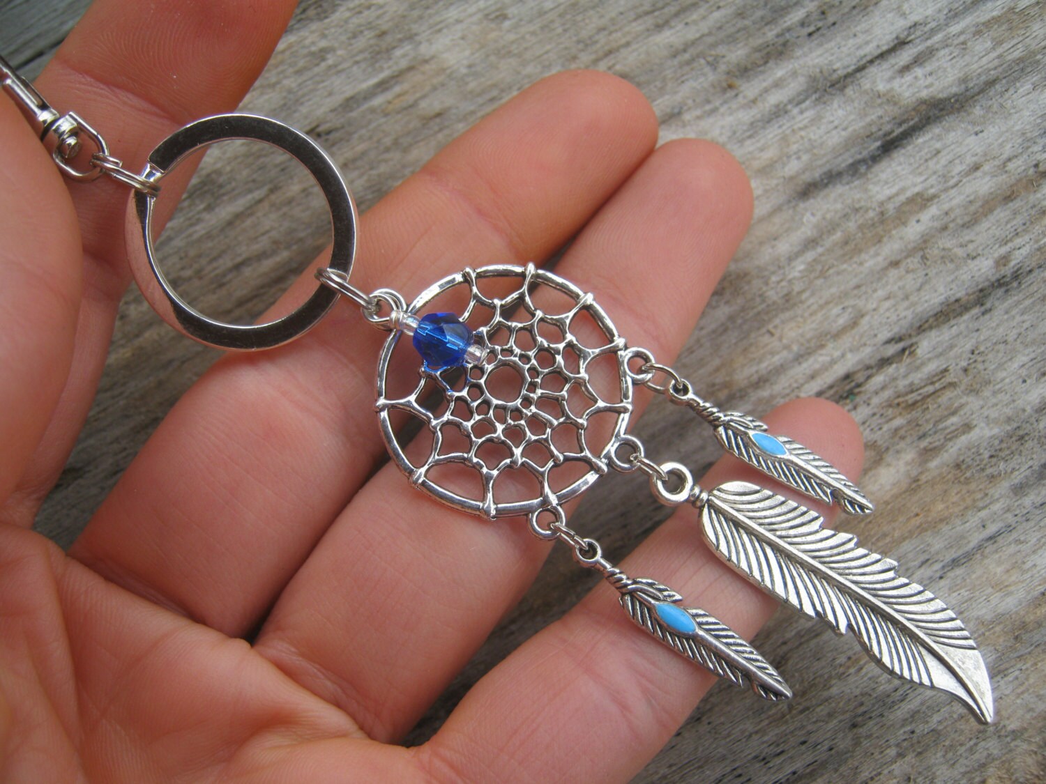 Large Dreamcatcher Keychain Dream Catcher Zipper Pull - Etsy