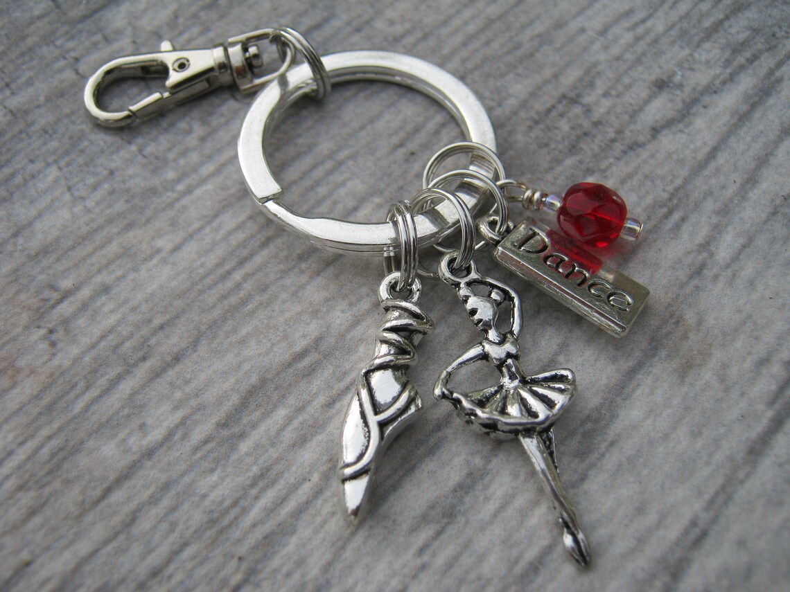 Ballerina Keychain Ballet Dancer Zipper Pull on Pointe - Etsy
