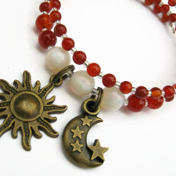 Red Moon Jewelry Boho Bracelet - Etsy