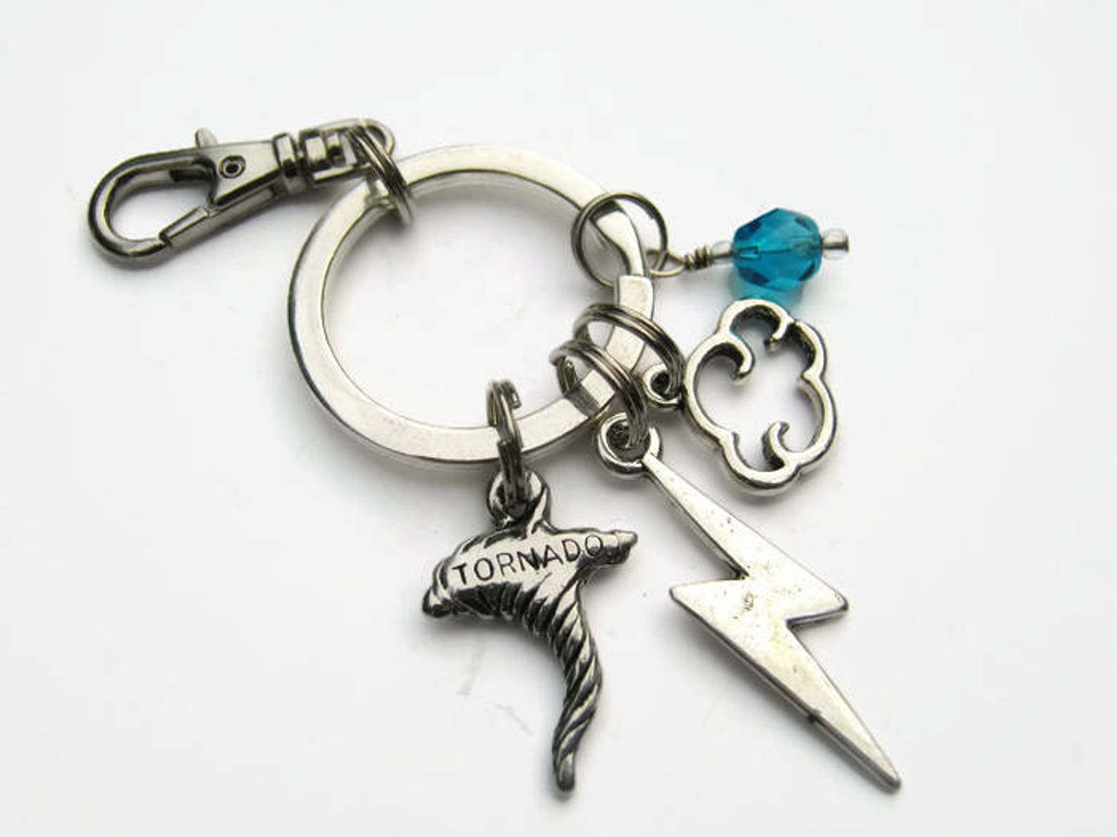 Storm Chaser Keychain Meteorologist Zipper Pull Tornado | Etsy