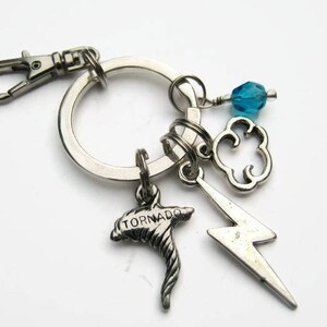 Storm Chaser Keychain, Meteorologist Zipper Pull, Tornado Personalized ...